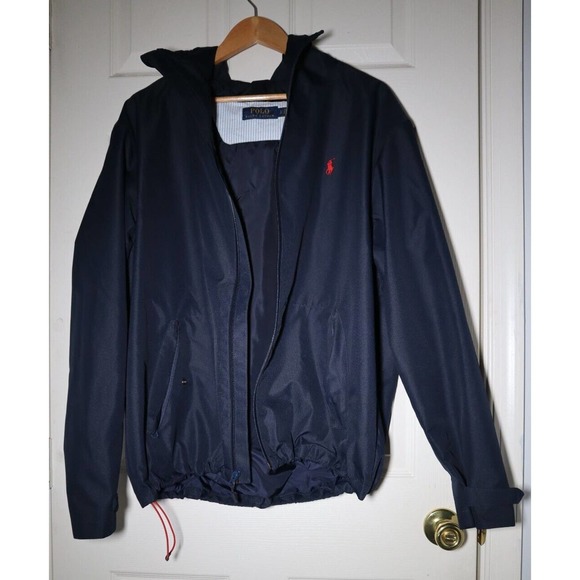 Polo Ralph Lauren | Jackets & Coats | Polo Ralph Lauren Navy Blue Rain ...